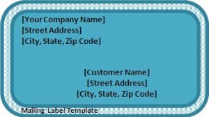 Mailing Label Template | Free Word Templates